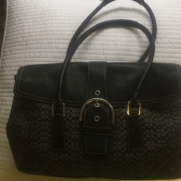 Coach | Bags | Coach Logo Handbag | Poshmark