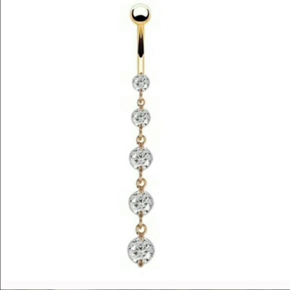 Jewelry | New Sexy Gold Dangle Belly Ring | Poshmark