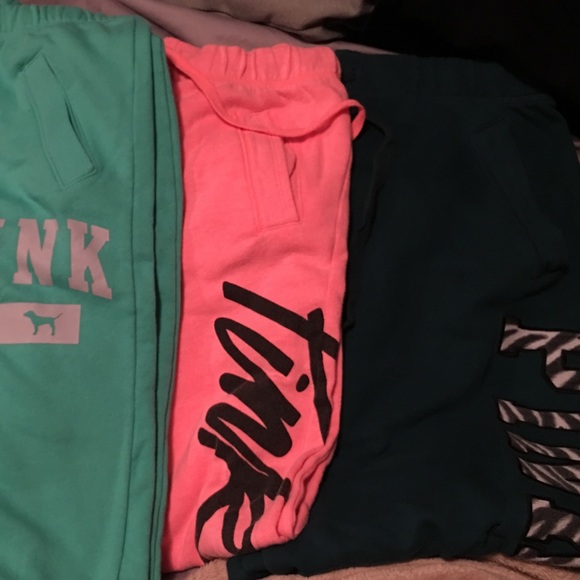 PINK Victoria's Secret | Other | Victoria Secret Boyfriend Fit Sweats ...
