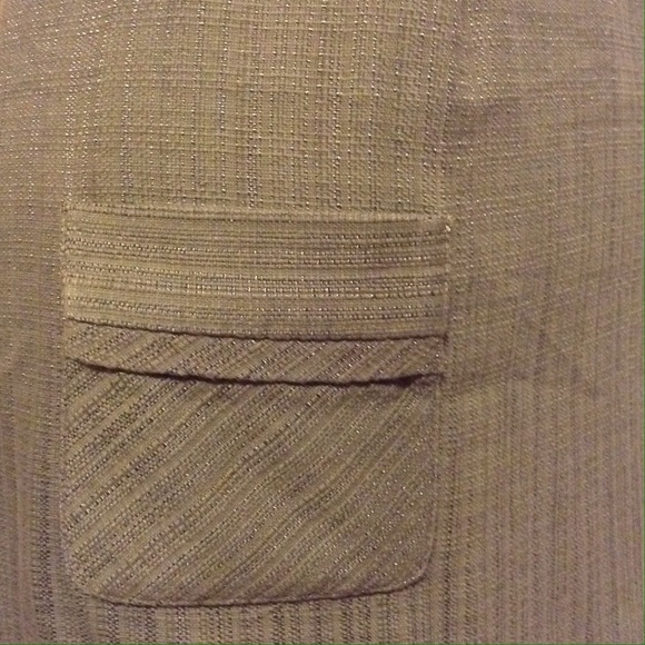 Milly Sage Green Tweed Look Pocket Strapless - Gem