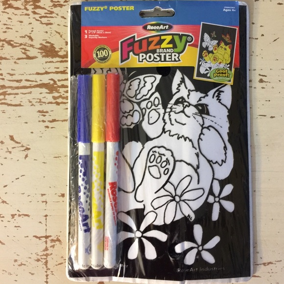 RoseArt | Other | Kids Fuzzy Posters | Poshmark