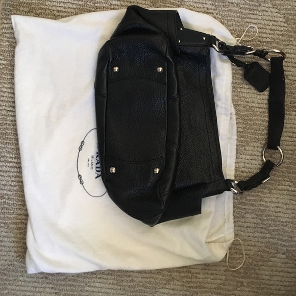 Prada | Bags | Prada Side Pocket Hobo Vitelli Daino Pra2725 | Poshmark