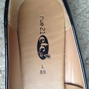 Rue21 | Shoes | Rue 2 Black Patent Pointy Toe Ballerina Flats | Poshmark