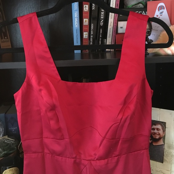 Modcloth | Dresses | Modcloth Geode Red Satin Gown Bogo | Poshmark