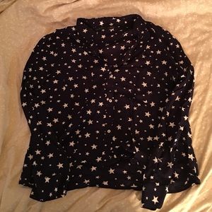 Zara - ZARA top with stars. Tag says XL, but runs small from Teresa's ...