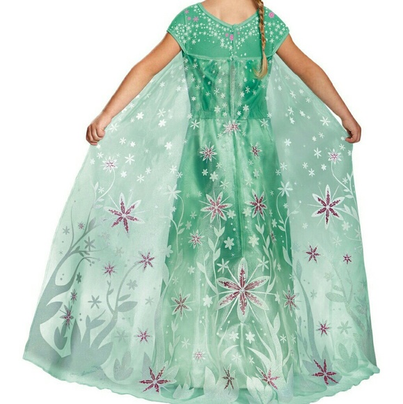 Dresses | Girls Elsa Frozen Fever Deluxe Costume | Poshmark