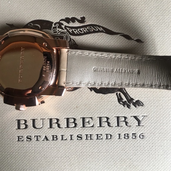 Burberry | Accessories | Authentic Burberry Rose Gold And Diamond Watch ...