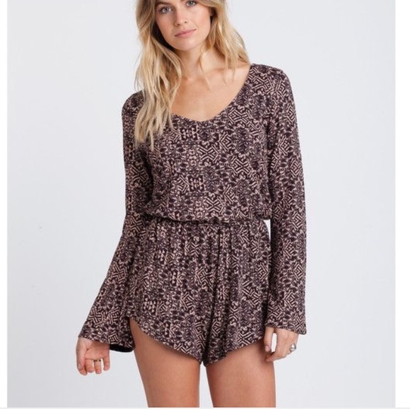 Billabong | Dresses | Billabong Free Fallin Romper | Poshmark