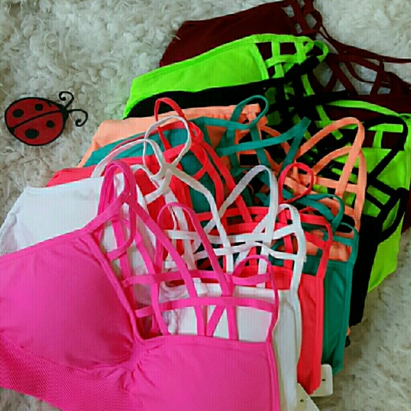 Intimates & Sleepwear | New Strappy Front Padded Bralette | Poshmark