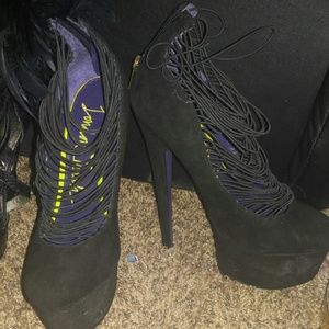 56% off London Trash Shoes - London Trash Black Platform Heels 7 from ...