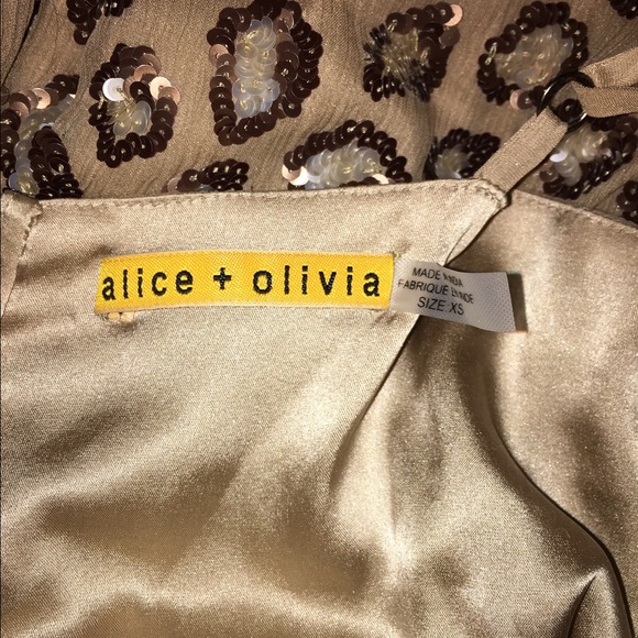 Alice + Olivia | Dresses | Alice And Olivia Dina Sequin Leopard Blouson ...