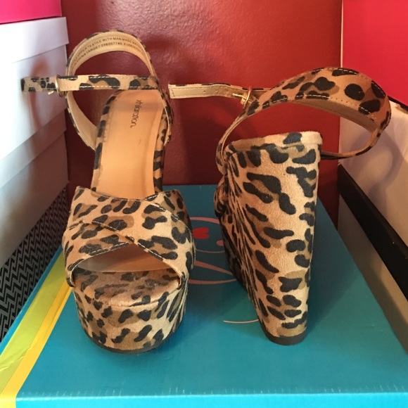 Xhilaration | Shoes | Cheetah Wedges | Poshmark