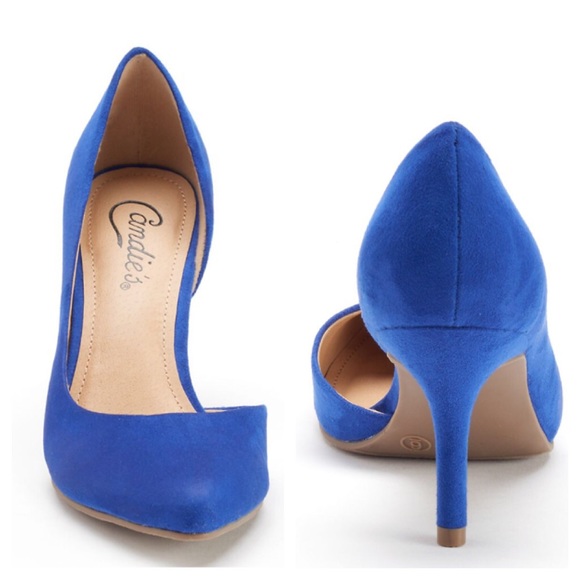 Candie's | Shoes | Cobalt Blue Heels | Poshmark