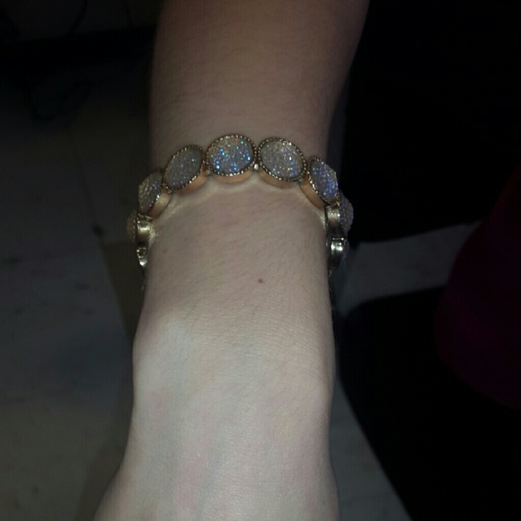 Aldo | Jewelry | Nwt Gorgeous Iridescent Stretchable Aldo Bracelet ...