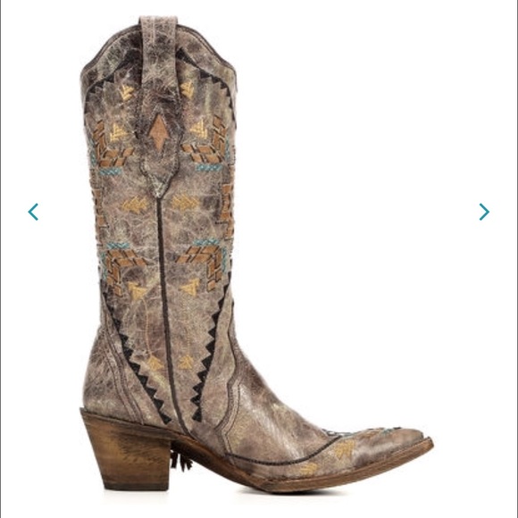 Corral | Shoes | Corral Womens Cango Laser Snip Toe Boot Tobacco | Poshmark