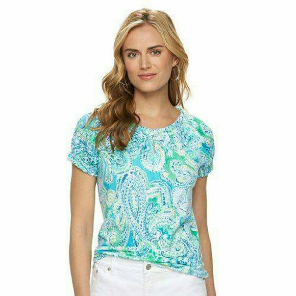 Chaps | Tops | Nwt Chaps Large Blouse | Poshmark