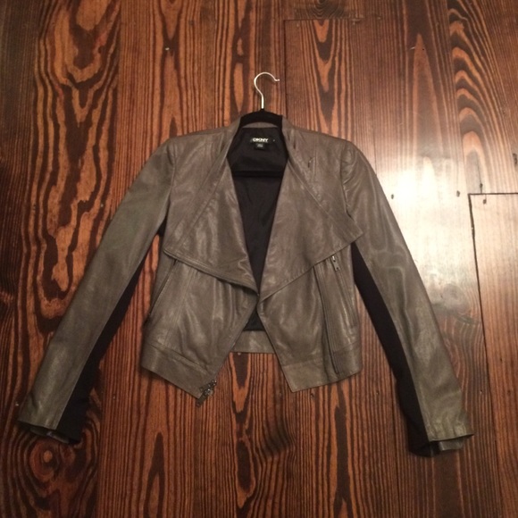 Dkny Leather Jacket - Gem
