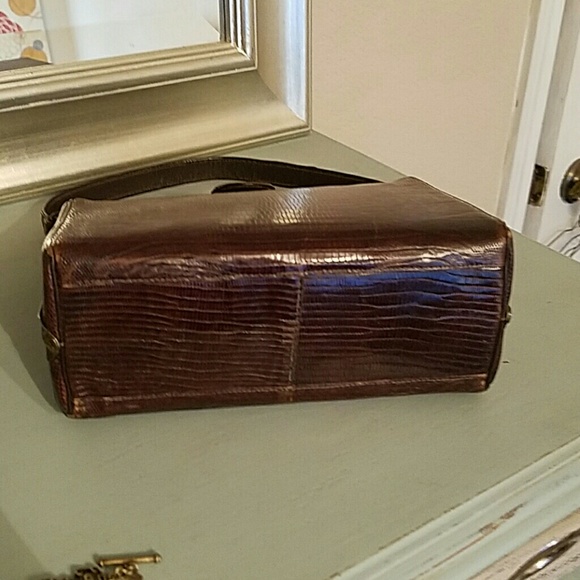 Bags | Vintage Lizard Handbag | Poshmark