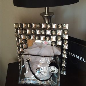 CHANEL clear bag on Poshmark