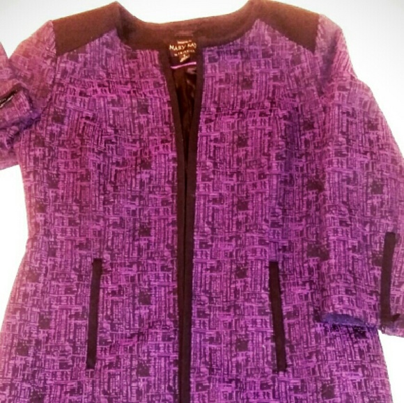 Mary Kay | Jackets & Coats | Mary Kay By Twinhill Purple And Black Suit ...