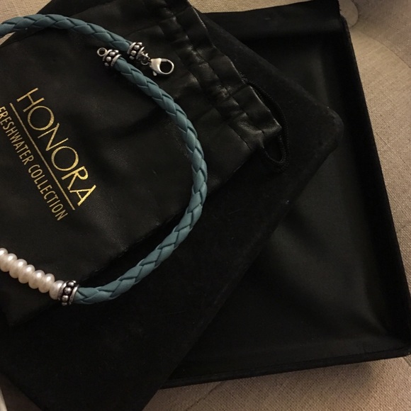 Honora | Jewelry | Honora Fresh Water Pearl And Leather Necklace | Poshmark