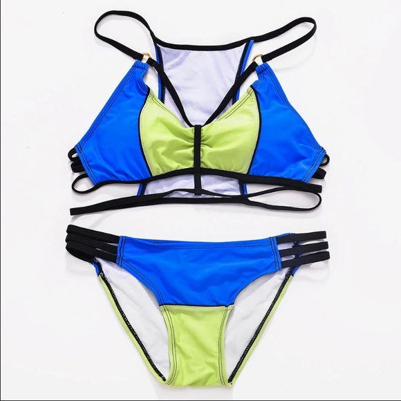 Swim | New S Colorblock Bikini | Poshmark