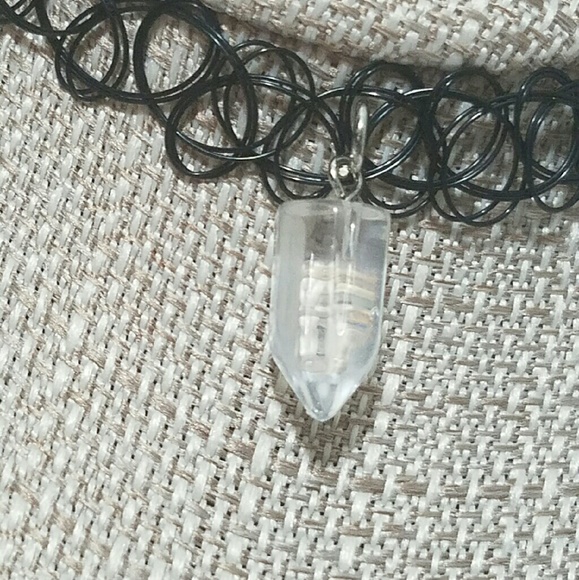 handmade | Jewelry | Crystal Point Tattoo Choker | Poshmark