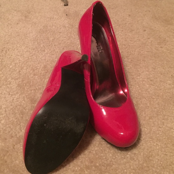 Shoes | Red 4 Inch Heels Size 55 | Poshmark