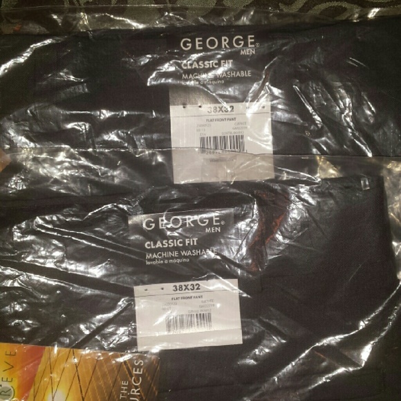 George | Pants | Mens 38x32 Gray Slacks Nwt | Poshmark