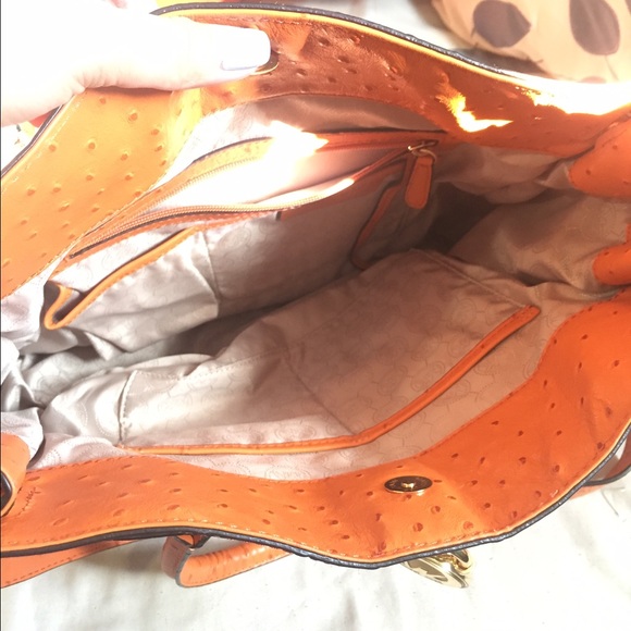 Michael Kors | Bags | Authentic Brand New Michael Kors Orange Hamilton ...