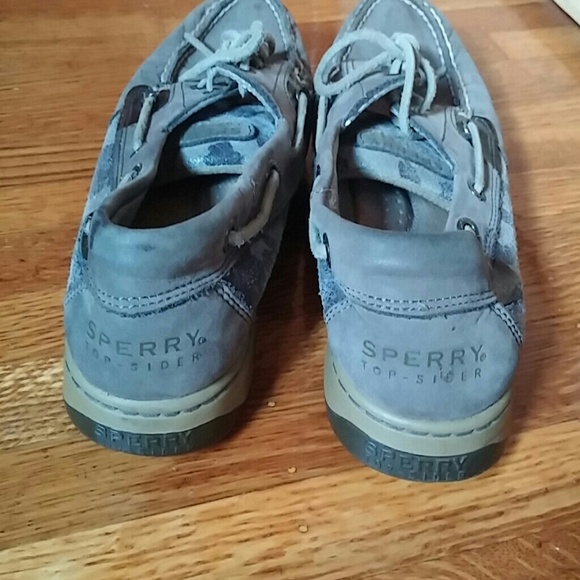 Sperry | Shoes | Sperry Gray With Black And Gray Print | Poshmark