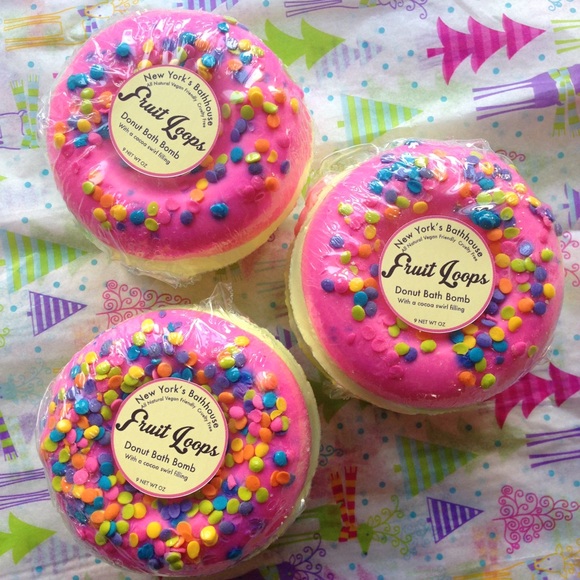 Other | Fruit Loops Donut Sandwich Bath Bomb | Poshmark