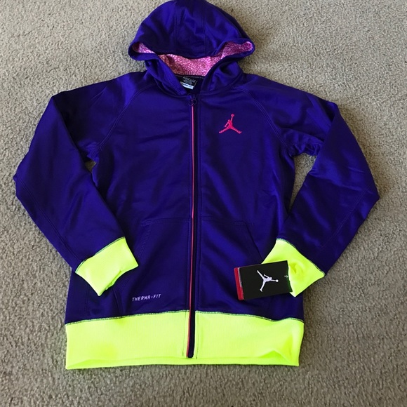 Jordan | Shirts & Tops | Girls Sz Large Nike Jordan Hoodie Jacket Nwt ...