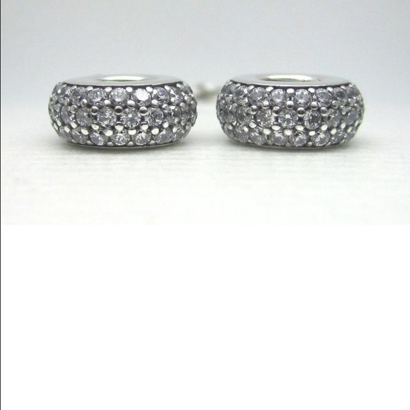 Pandora | Jewelry | Pandora Sterling Silver Pave Safety Chain 79736cz ...