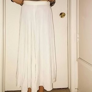Ralph Lauren | Skirts | White Floor Lengthed Skirt | Poshmark