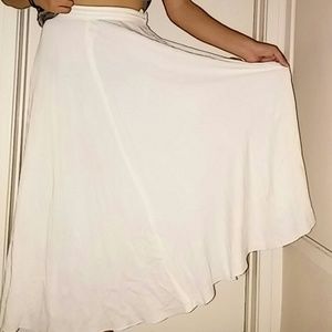 Ralph Lauren | Skirts | White Floor Lengthed Skirt | Poshmark