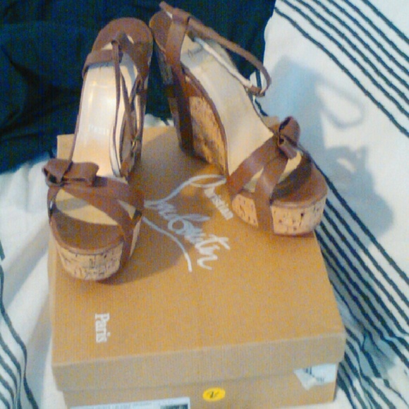 Christian Louboutin | Shoes | Red Bottom Wedges | Poshmark