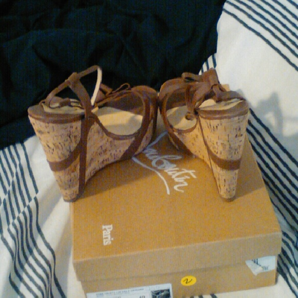 Christian Louboutin | Shoes | Red Bottom Wedges | Poshmark