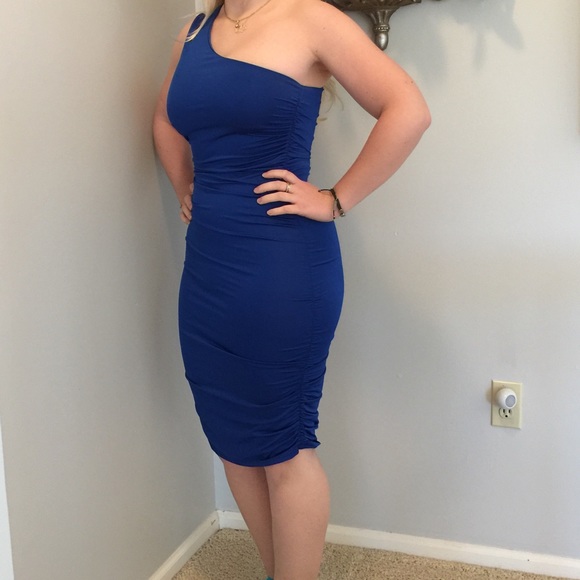 Dresses | One Strap Blue Promweddinghomecoming Dress | Poshmark