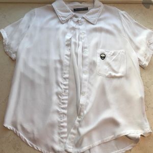 brandy melville alien top on Poshmark