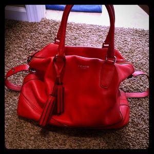 Coach - Coach leather Mini Rory satchel fuchsia hot pink from Pedro's ...