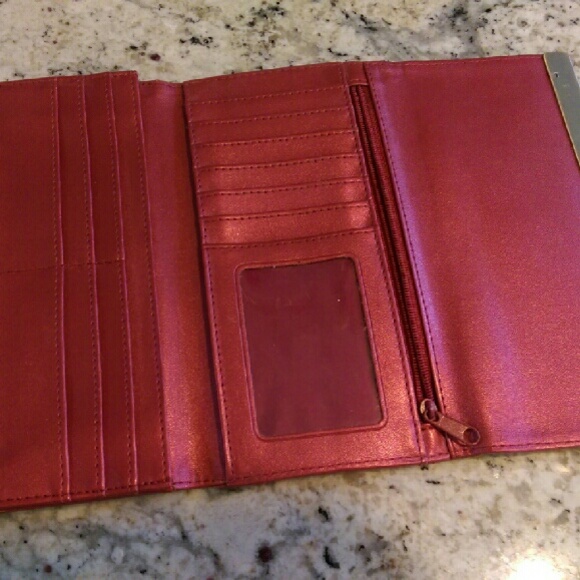 Kenneth Cole | Bags | Red Leather Wallet | Poshmark