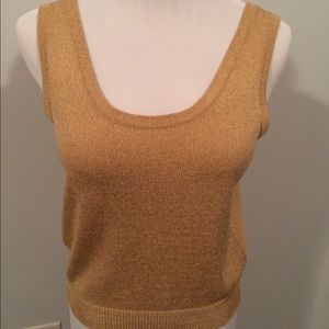St. John | Tops | St John Gold Shell | Poshmark