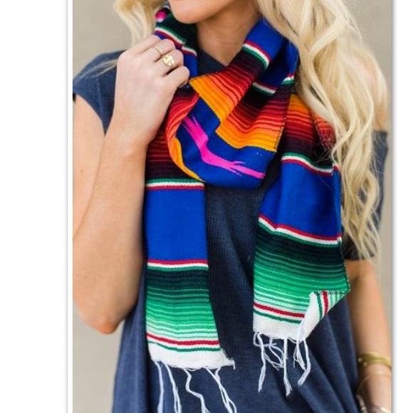 Boutique | Accessories | Mexican Saltillo Serape Scarf New Photos ...