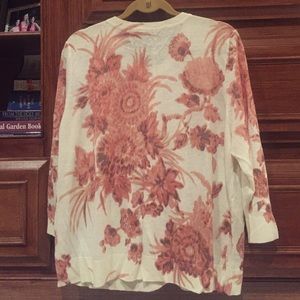 Talbots | Sweaters | Talbots Floral Cardigansweater | Poshmark