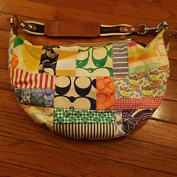 Coach | Bags | Coach Multi Colored Hobo Bag | Poshmark
