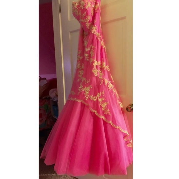 Dresses | Hot Pink Mermaid Pageant Gown | Poshmark