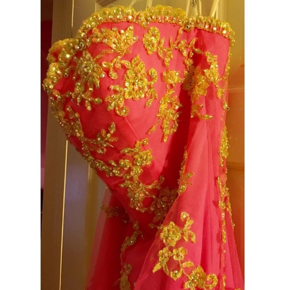 Dresses | Hot Pink Mermaid Pageant Gown | Poshmark