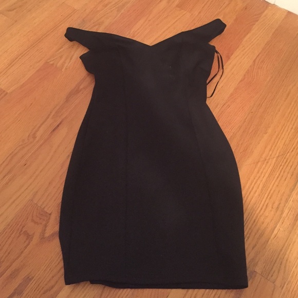 Tobi | Dresses | Black Off The Shoulder Dress | Poshmark