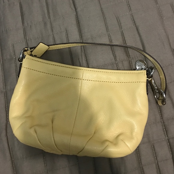 Coach | Bags | Coach Yellow Mini Bag | Poshmark